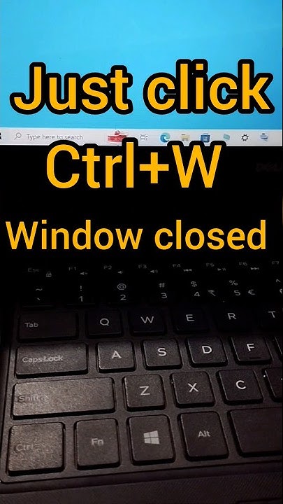 How to close window with shortcut in windows 10 #viral #coolandfresh # ...
