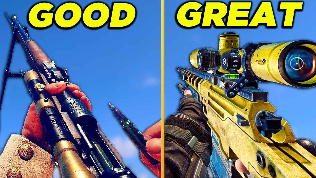 Ranking The Top 25 BEST SNIPER RIFLES in FPS Games - YouTube