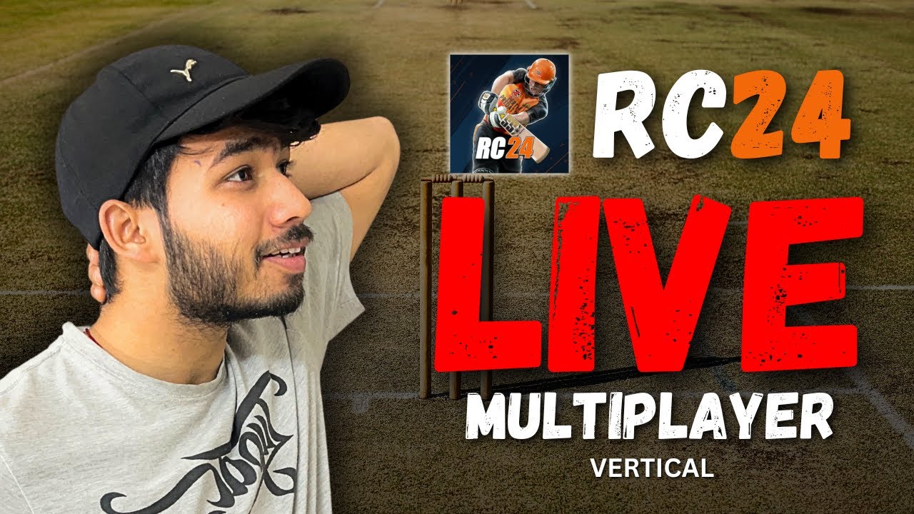 🔴 Real Cricket 24 MultiPlayer 🏏 || Live - 10 Vertical || Join Now 🤝 ...