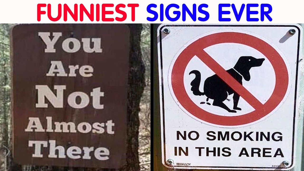 Absolutely Dumb Signs For Those In Need Of A Good Laugh || video ...