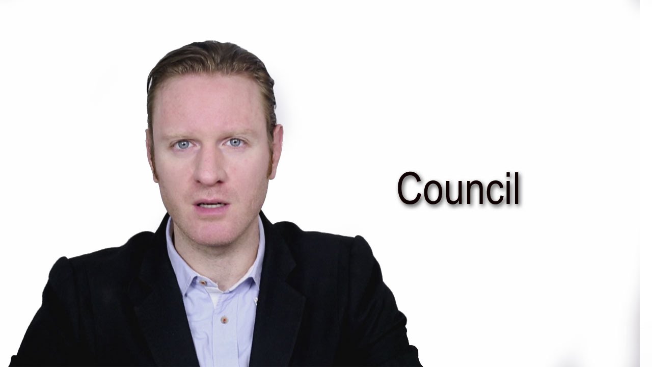Council - Meaning | Pronunciation || Word Wor(l)d - Audio Video ...