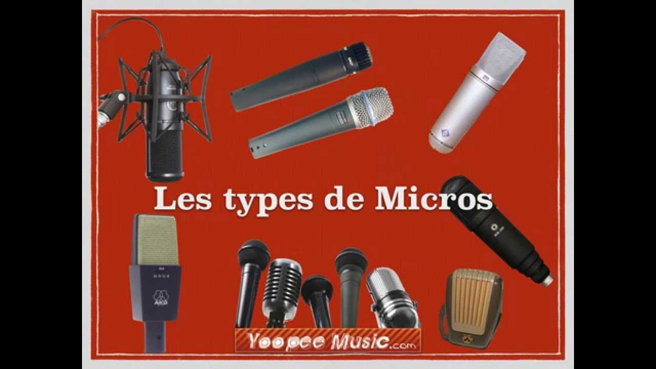 Prise de son (1): Les différents types de Micros - YouTube