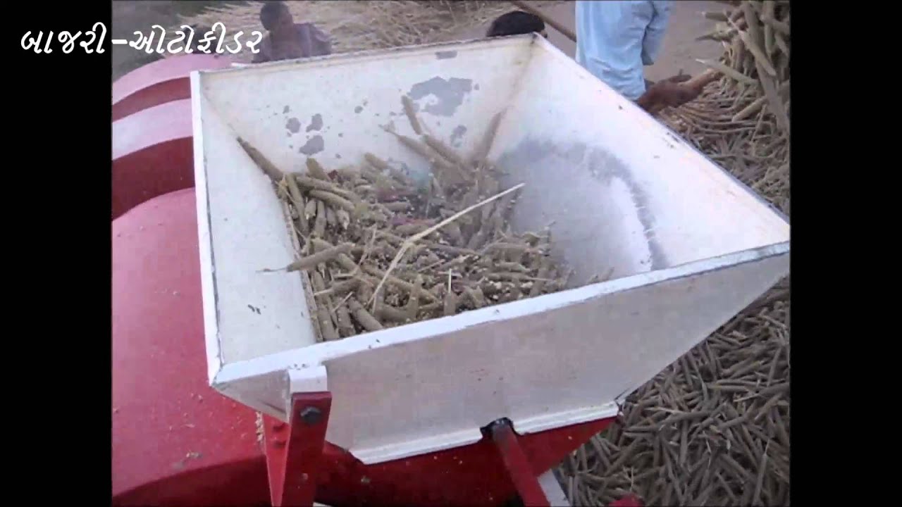 Samrat Thresher India - Pearl Millet(Bajri) - YouTube