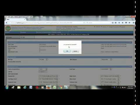 HOW TO GENRATE FVC BILL IN IFMIS MP TREASURY SOFTWARE - YouTube