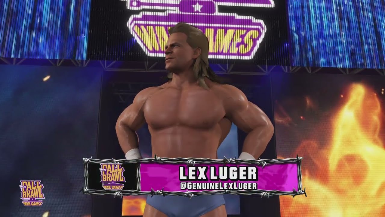 WWE 2K22 Scott Steiner 93 VS Lex Luger United States Championship - YouTube