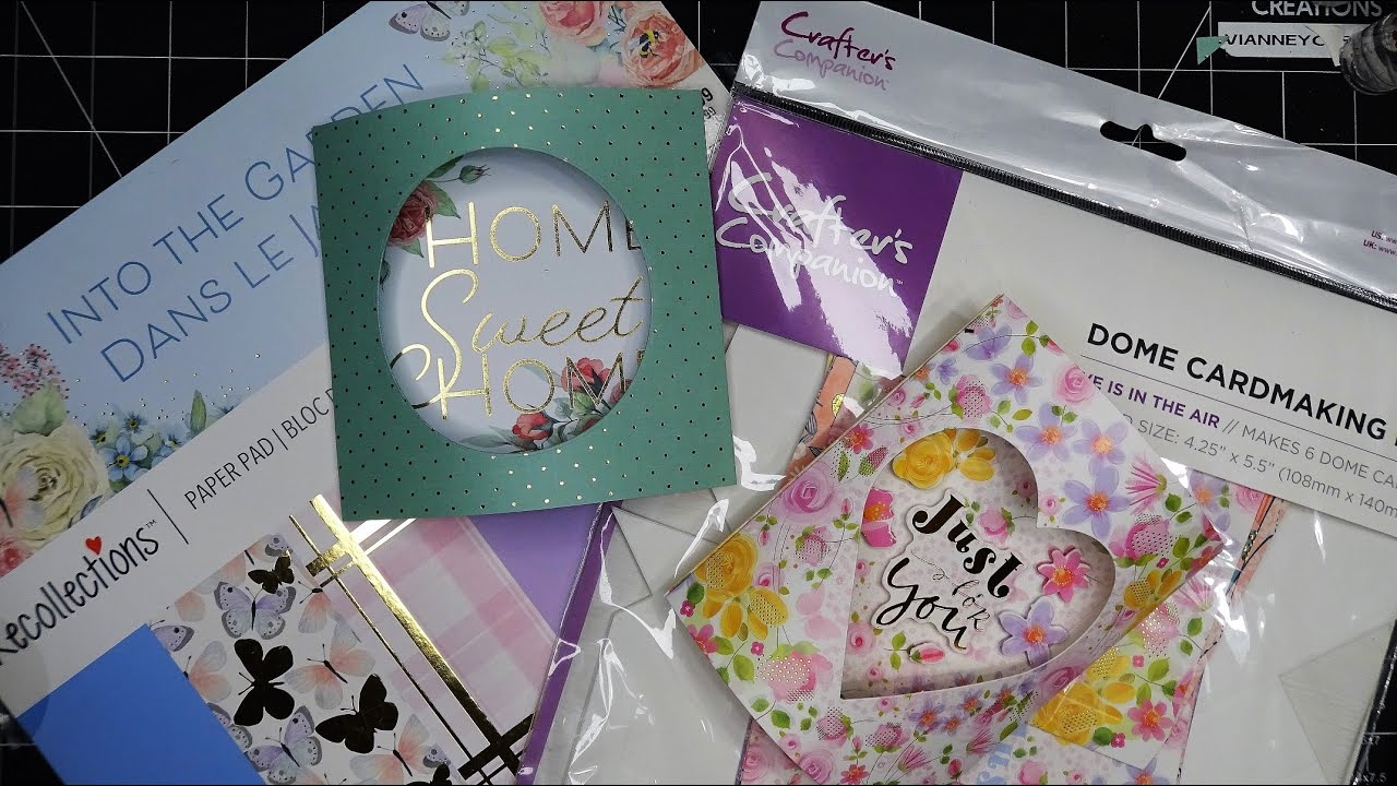 Bust it Out: Crafter's Companion Dome Cardmaking Kit & How to Easily ...