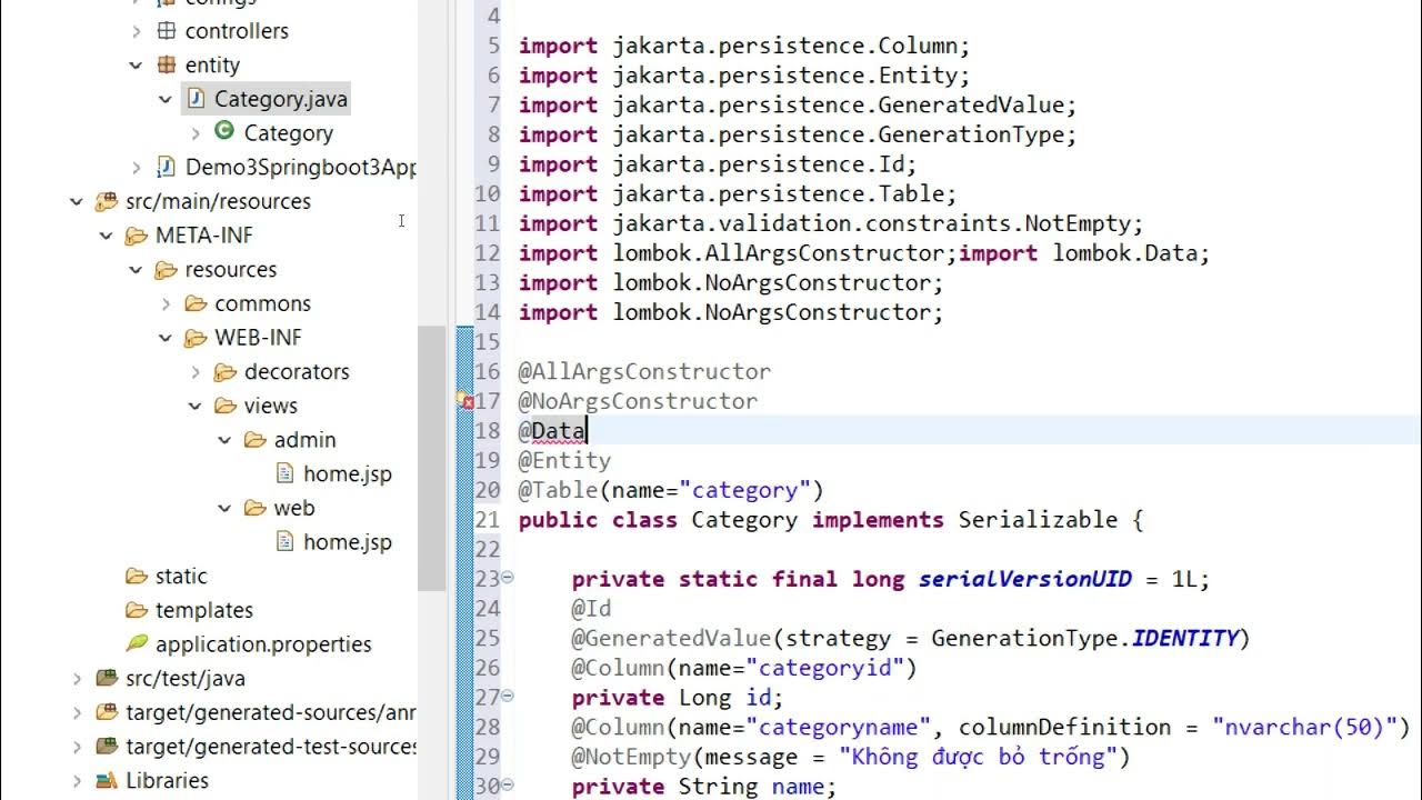 [#2].[Spring Boot3] CRUD, Pageable trên Srping boot 3 với JSP - YouTube