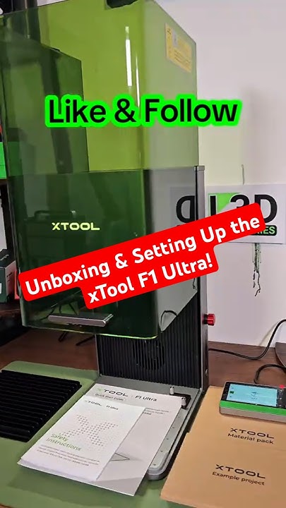 xTool F1 Ultra Unboxing & Setup – Watch the Full Process! #xtoolf1ultra #xtool #laserengraving ...