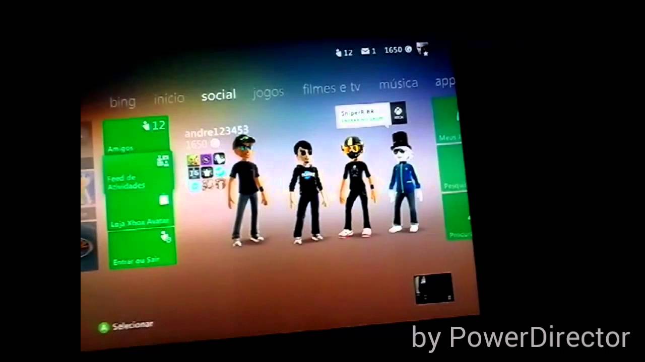conhecendo o menu do xbox 360 - YouTube