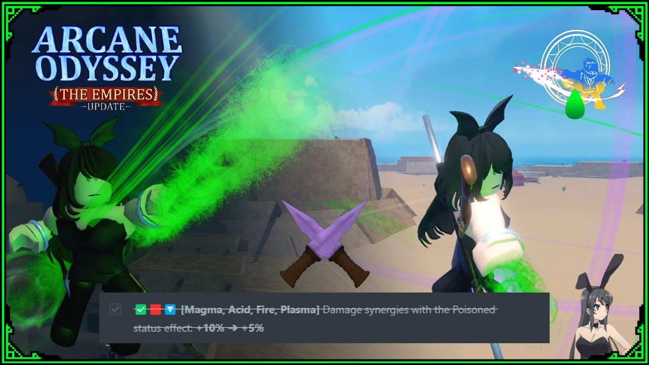 Acid Conjurer PvP Post Empire Update (Arcane Odyssey) - YouTube