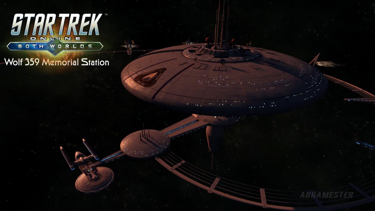 Star Trek Online Both Worlds - Wolf 359 Memorial Station - YouTube