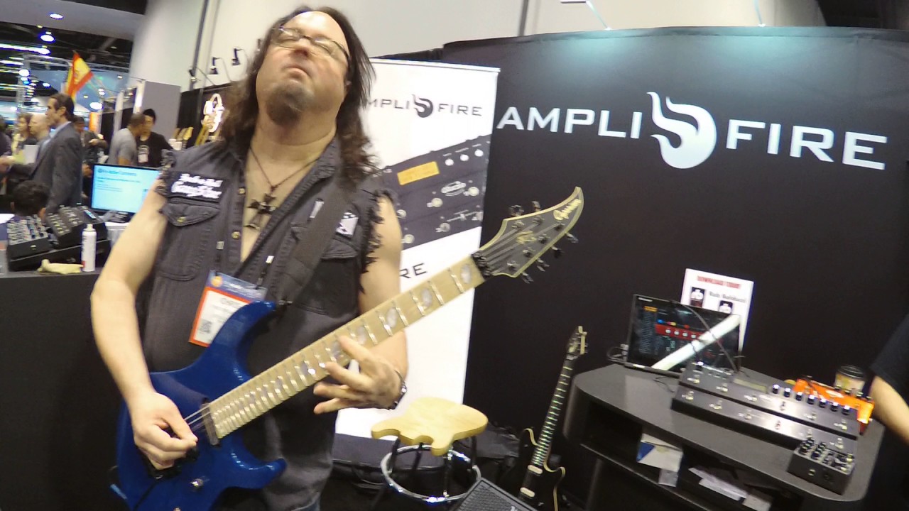 Chris Brightwell NAMM 2017 with Atomic AmpliFire and Studio Devil (4 of ...
