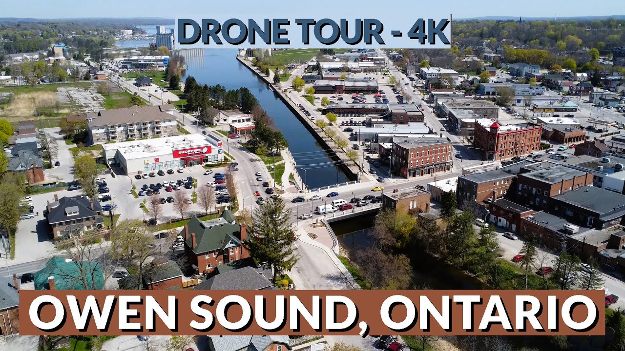🌊 Soaring Over Owen Sound, Ontario | Breathtaking 4K Drone Views 🚁 - YouTube