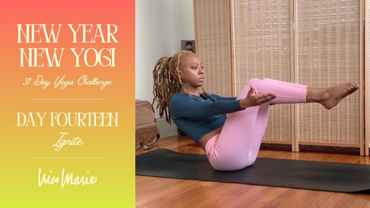 DAY 14 - Ignite - Solar Plexus Yoga | 💛 NEW YEAR, NEW YOGI CHALLENGE ...