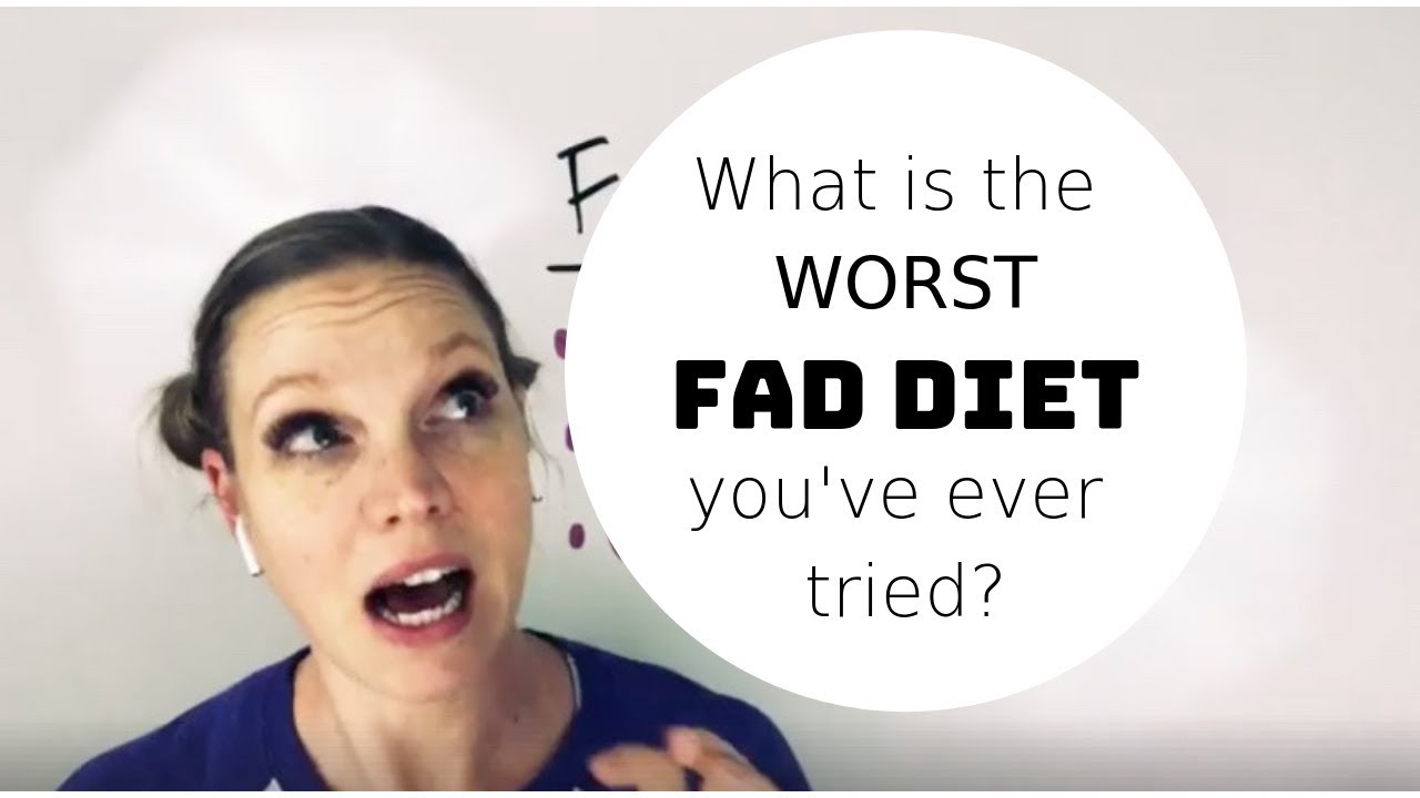 What is the worst fad diet you've tried? - YouTube