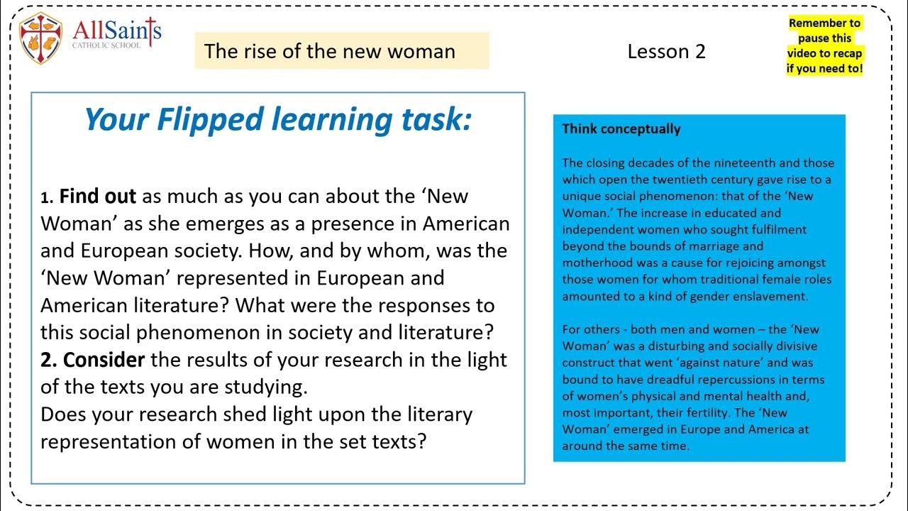 English, Flipped Learning, A Level: American Literature 1880 1940 - YouTube