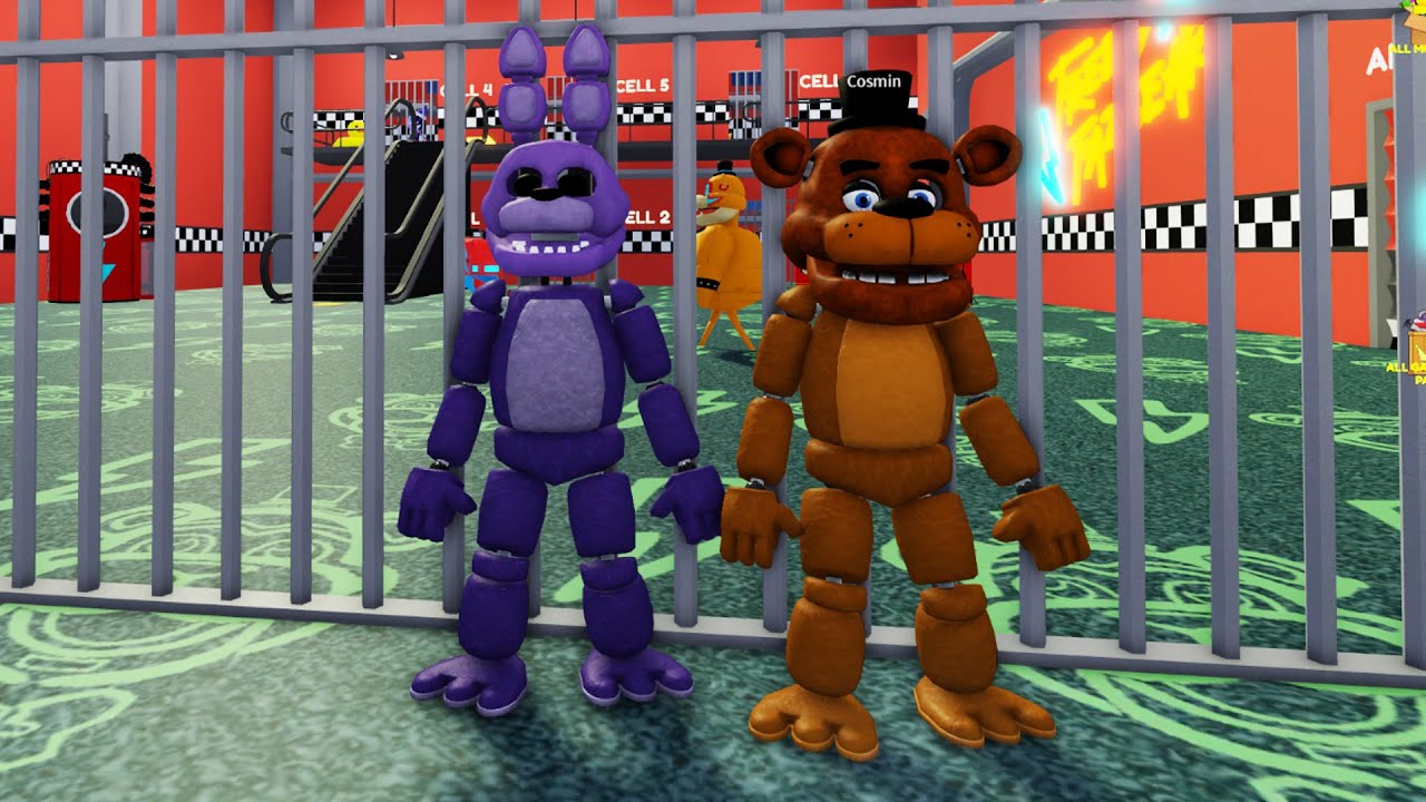 FNAF Security Breanch Prison Run - Walkthrough Gameplay Roblox - YouTube