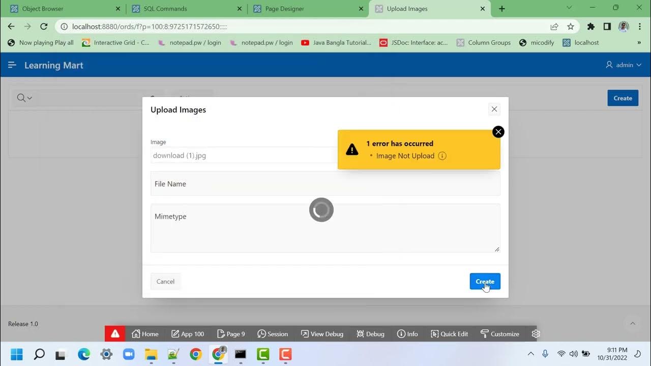 Insert or Upload images in a folder and show images in report in Oracle Apex. - YouTube