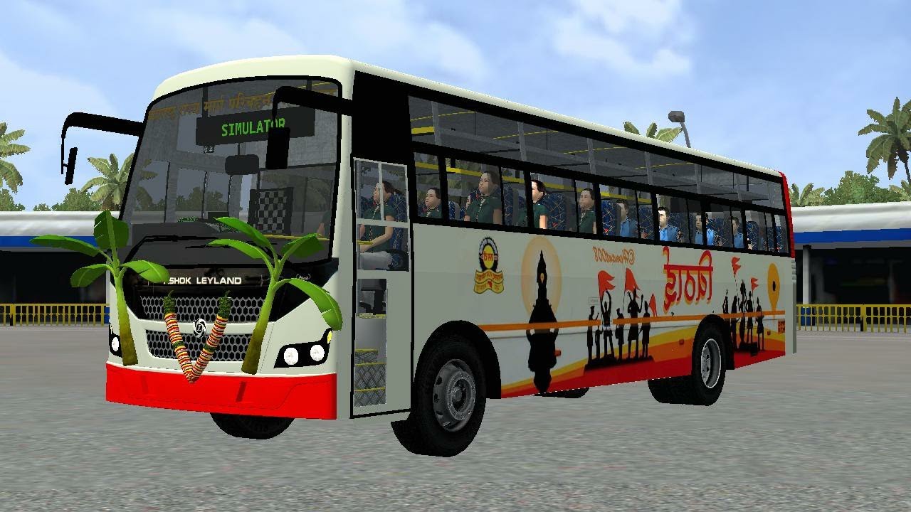 download MSRTC MG BUILT VITHAI BUS MOD FOR BUSSID V4.2#bussidmods - YouTube