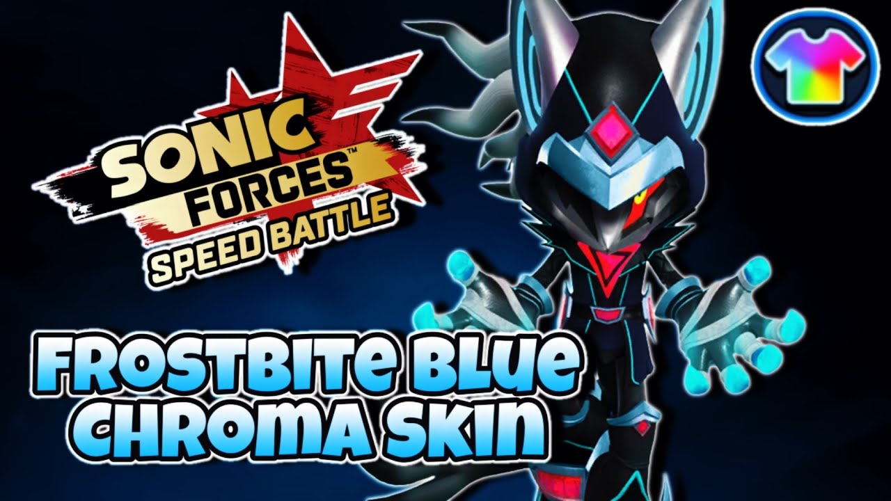 Warlock Infinite Frostbite Blue Chroma Skin Gameplay | Sonic Forces ...