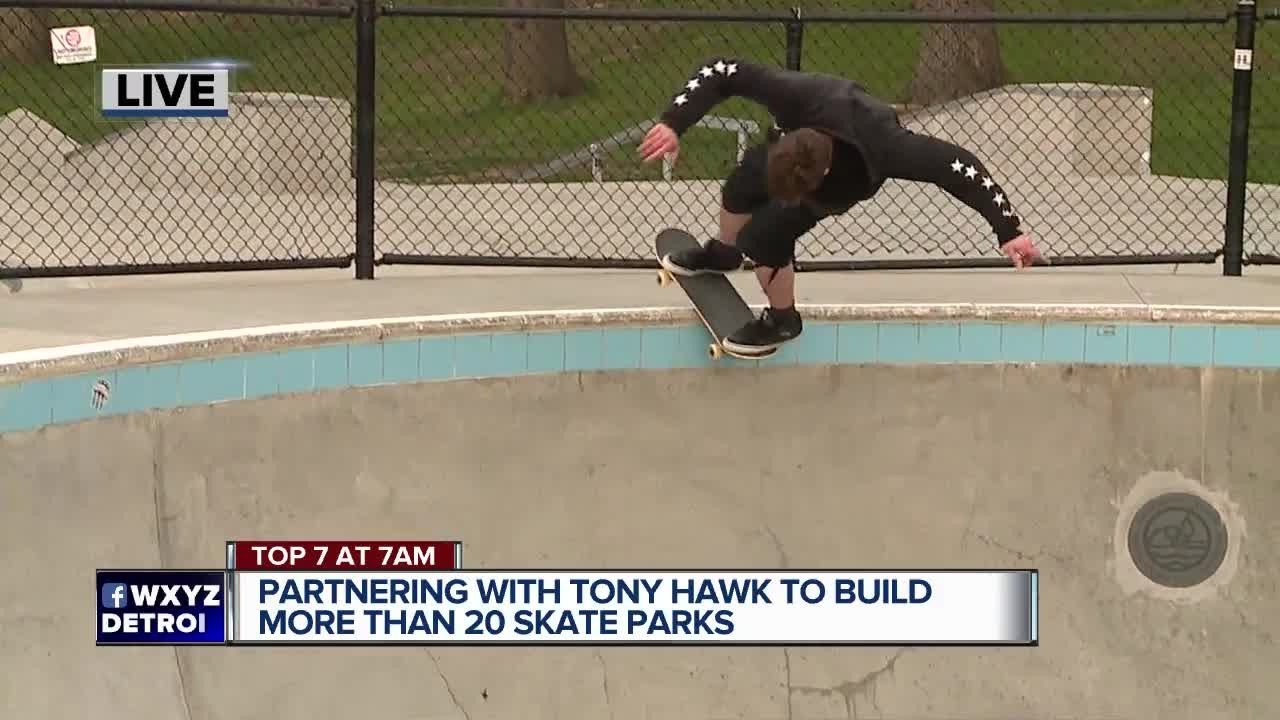 Tony Hawk bringing new skate parts to metro Detroit - YouTube