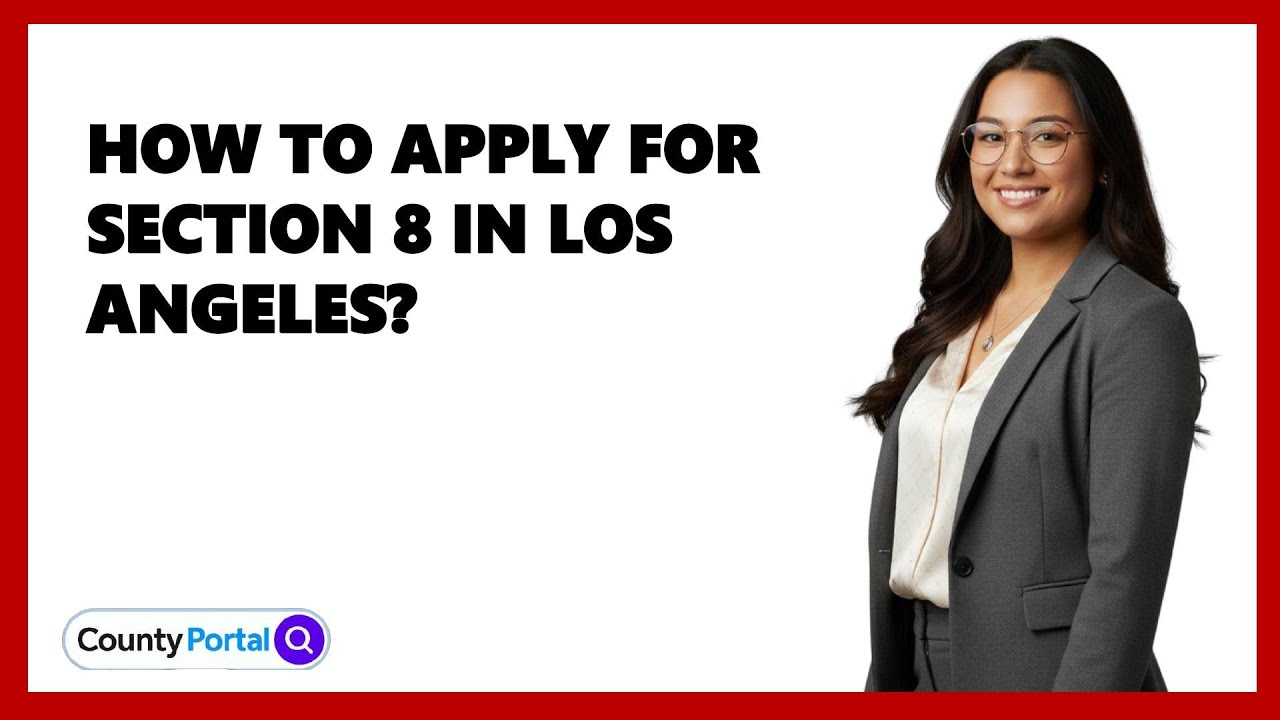 How To Apply For Section 8 In Los Angeles? - YouTube