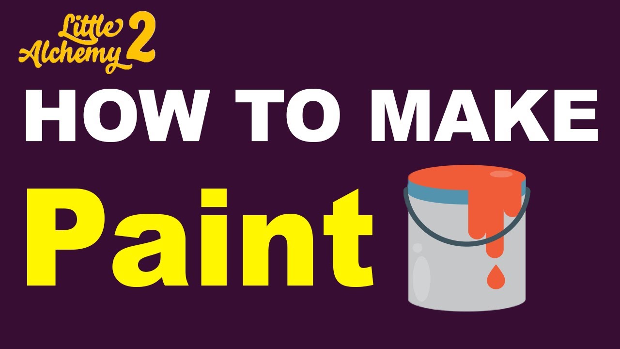 How to Make a Paint in Little Alchemy 2? | Step by Step Guide! - YouTube