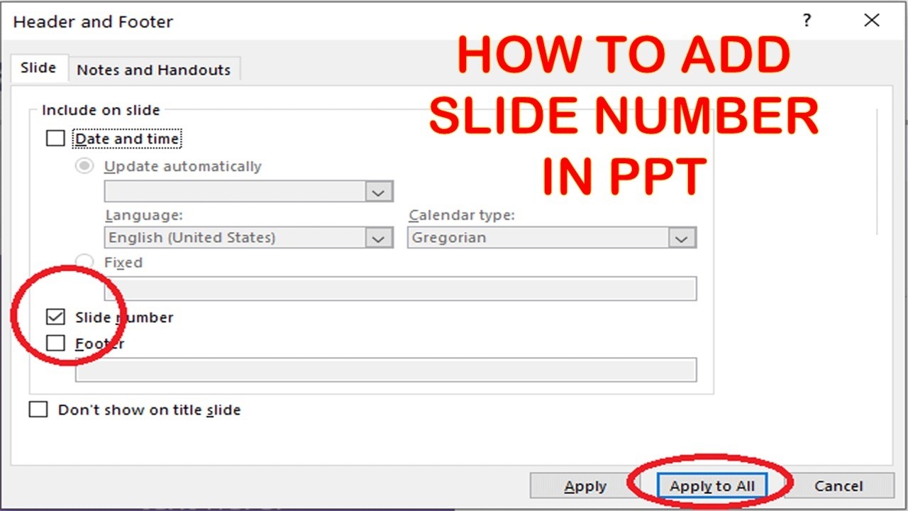 Add Slides Number in PowerPoint || how to Add Slide Number in PPT - YouTube