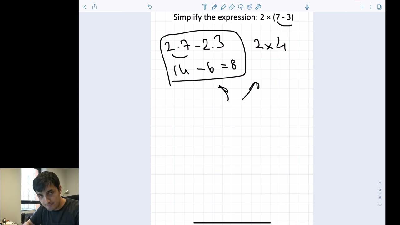 Chapter 3 - Lesson 2 How to Apply Distributive Property | GCSE Maths ...