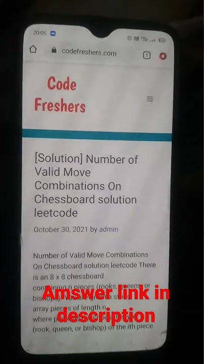 [Solution] Number of Valid Move Combinations On Chessboard solution ...
