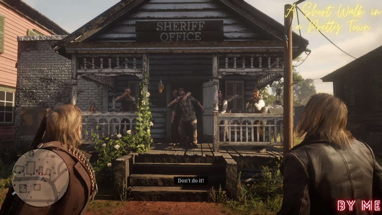 A short walk in a pretty town RDR2 - YouTube
