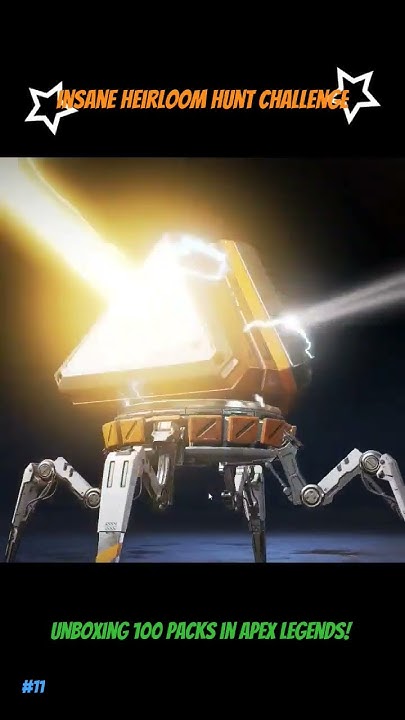 Insane Heirloom Hunt Challenge: unboxing 100 Packs in Apex Legends! #Apex #apexlegends #playapex ...