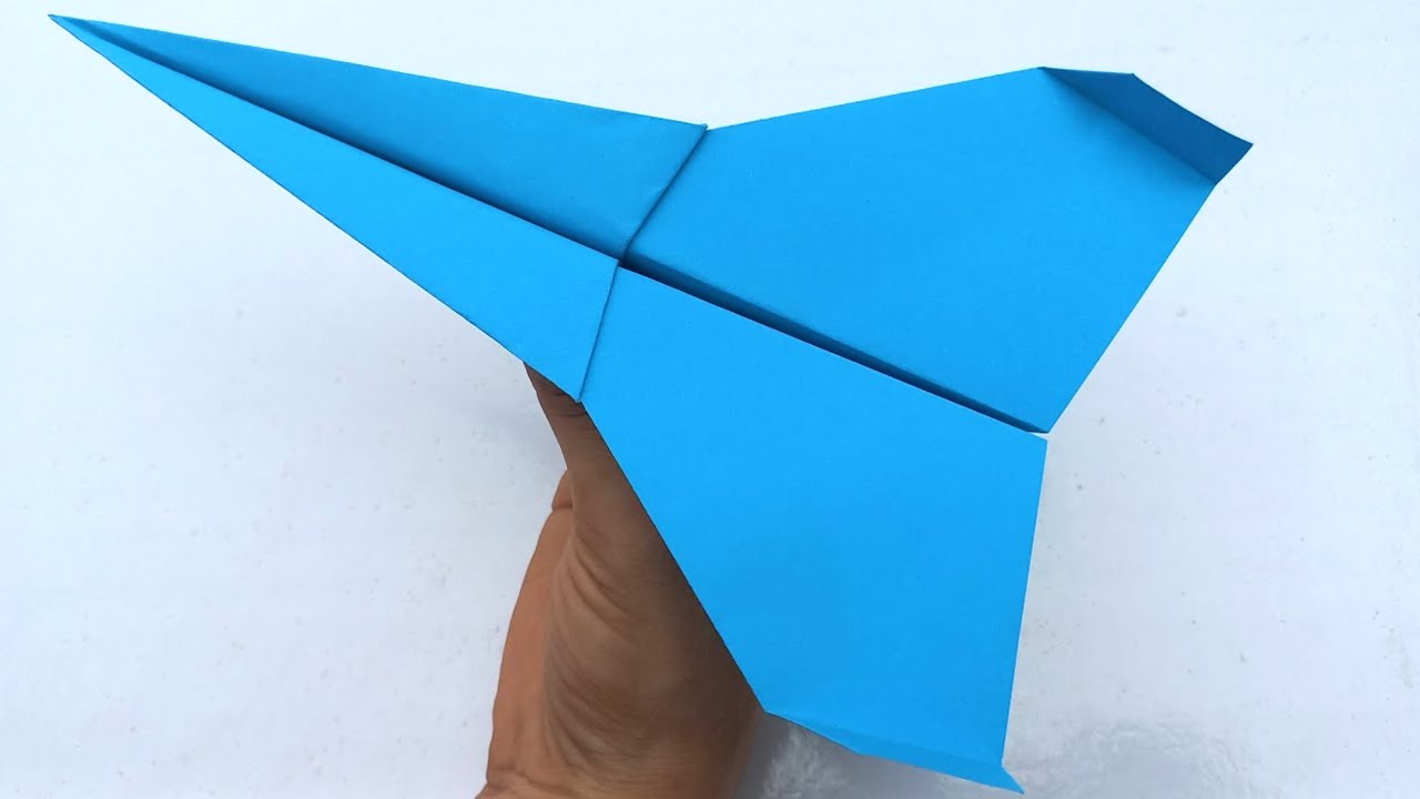 Como Hacer un Avion de Papel que vuela mucho y lejos | Aviones de papel ...