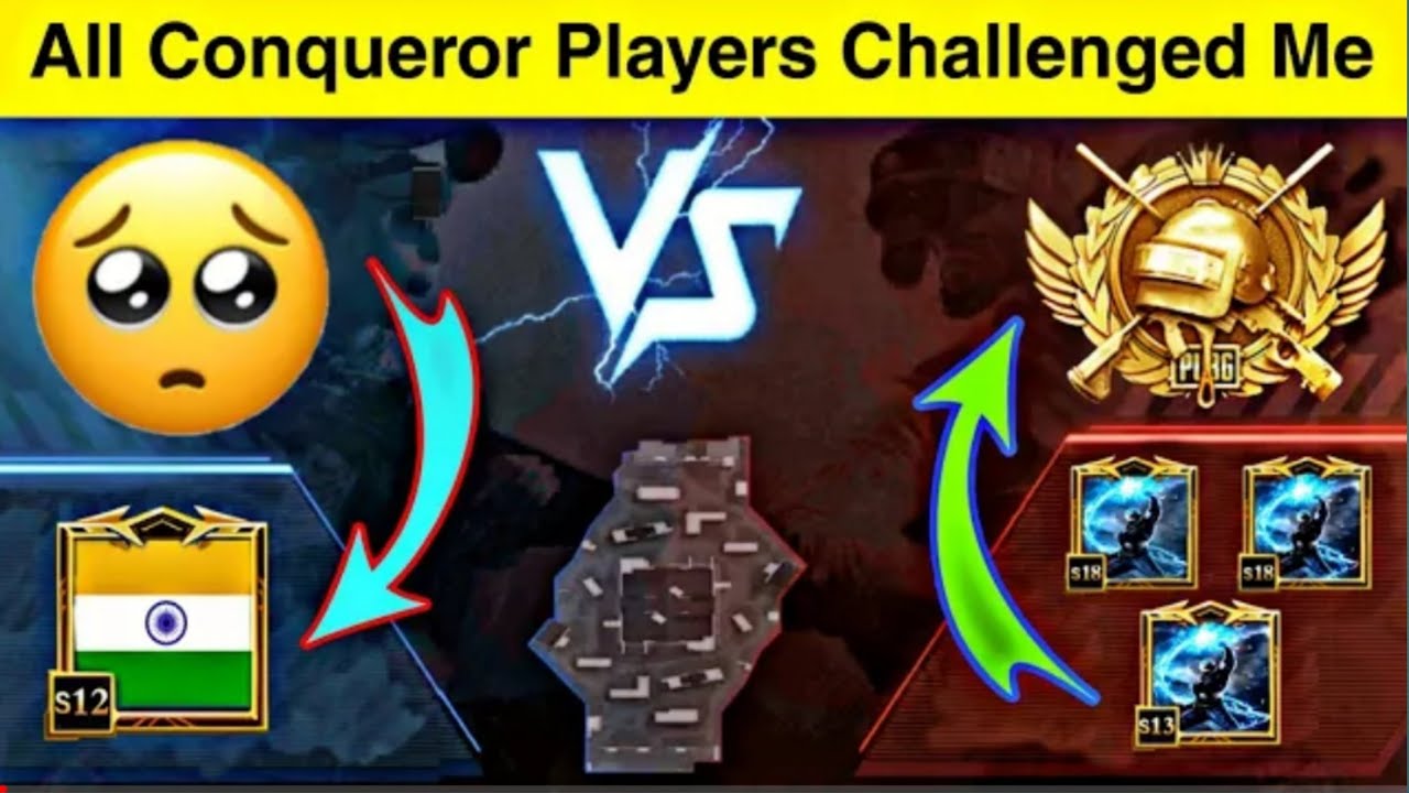 Conqueror pro player challenge for 1v3 tdm - YouTube