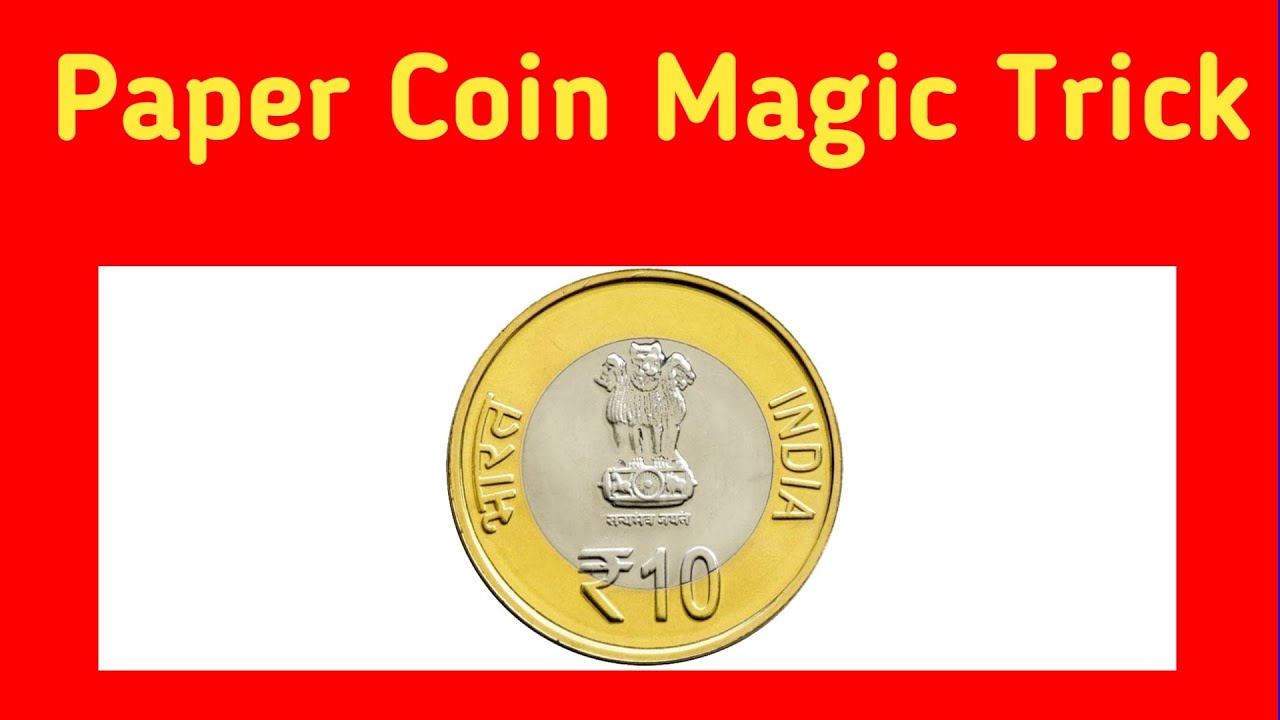 Paper Magic Tricks With Coin How To Do Magic - YouTube