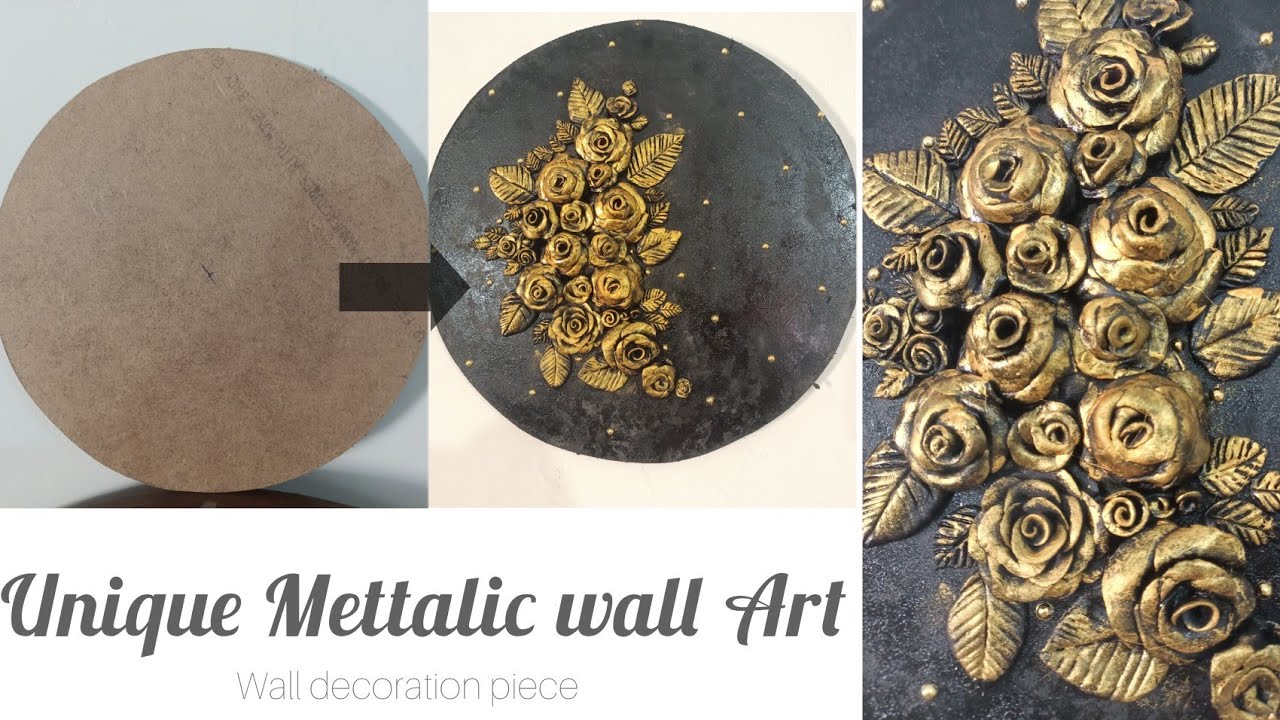 Looking expensive but made with clay||Antique clay artwork on cardboard ...