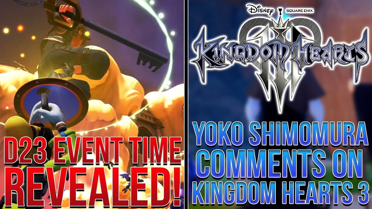 Kingdom Hearts 3 D23 Timing Revealed, Yoko Comments on KH3, NEW KH Pops ...
