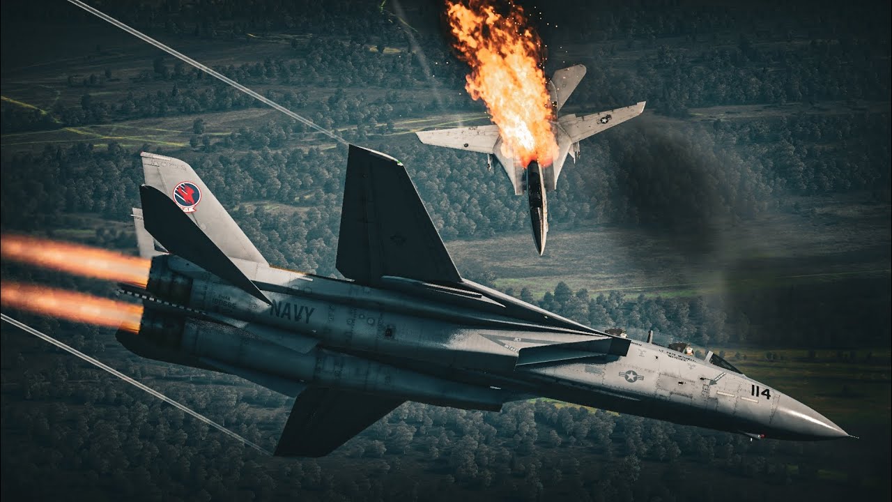 War Thunder | F-14 vs F-14 Dogfight - YouTube