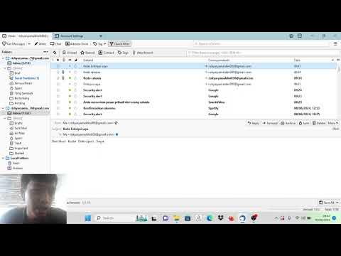 TUTORIAL OPENPGP DI MOZILLA THUNDERBIRD | UAS KRIPTOGRAFI - YouTube