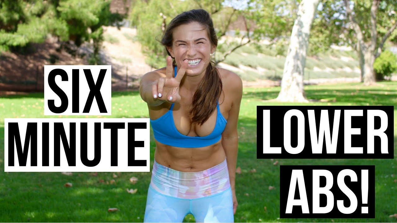 6 Minute Intense Lower Ab Workout Youtube