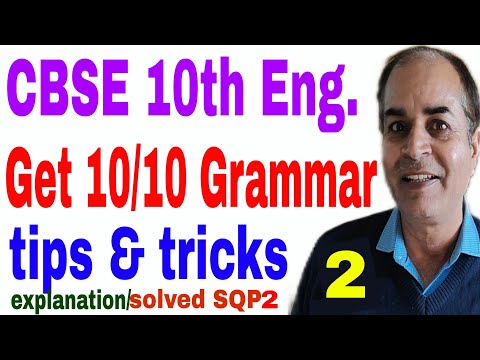 english class 10 cbse grammar practice by Vijay Kumar - YouTube