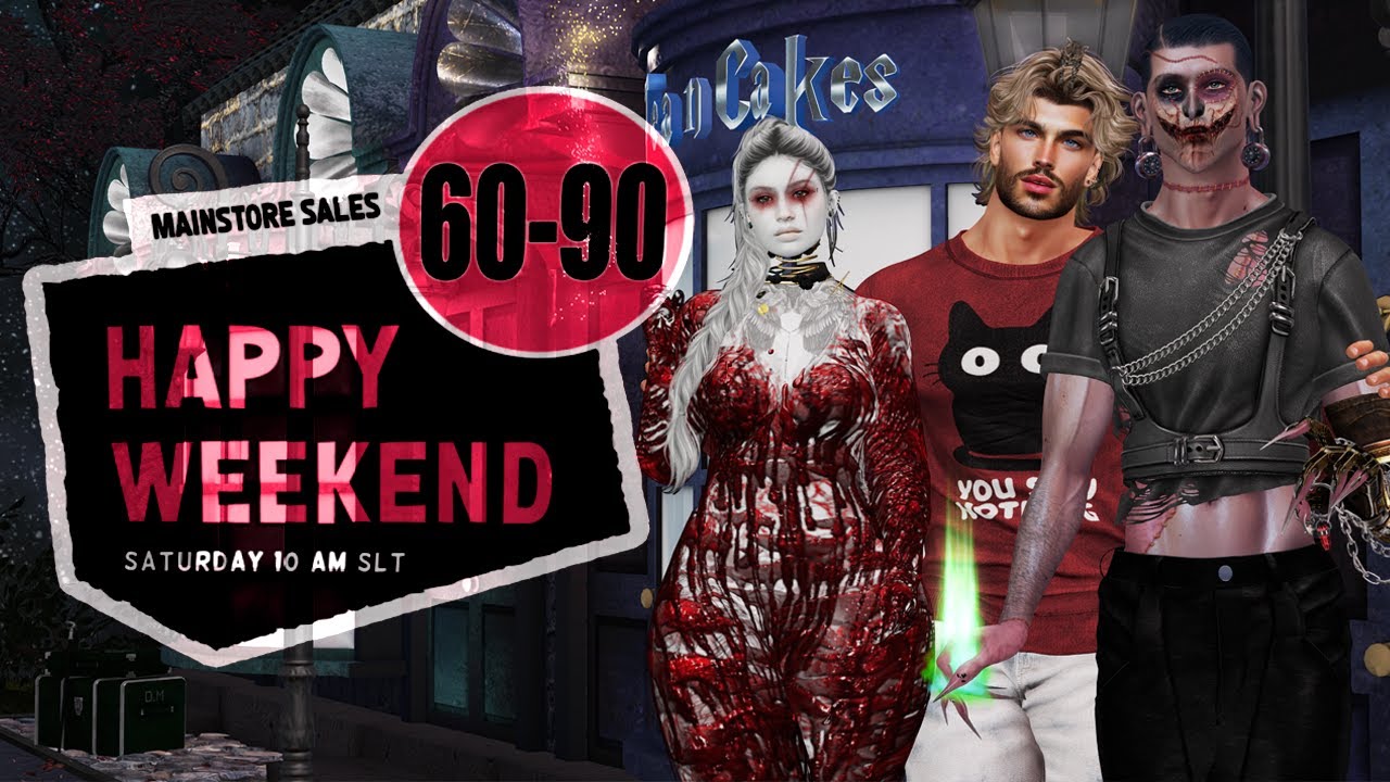 60-90L HAPPY WEEKEND SALE 10/19/2024 - Second Life - YouTube