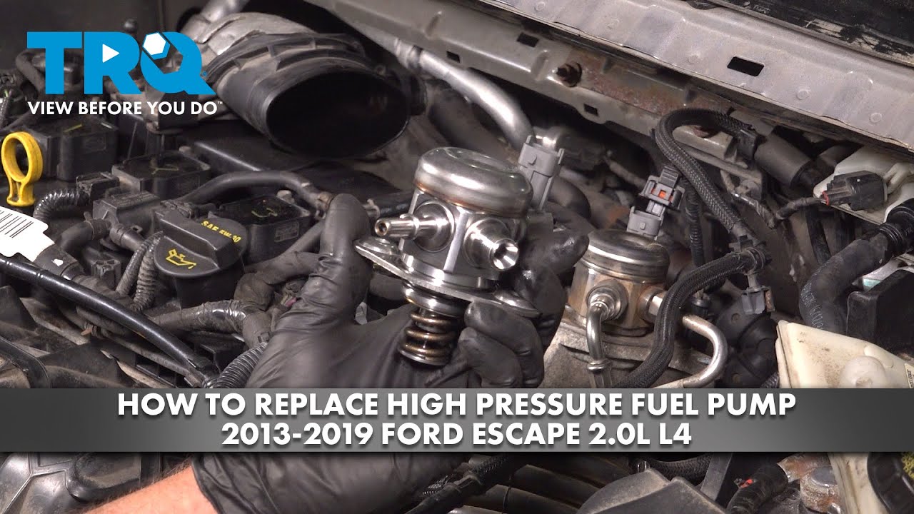 How to Replace High Pressure Fuel Pump 2013-2019 Ford Escape 2.0L L4 ...
