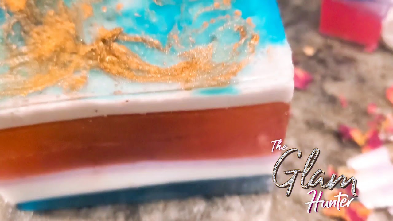 Custom Order Eczema and Acne Art Soap Block - YouTube