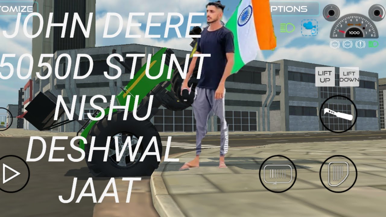 NISHU DESHWAL JAAT TRACTOR STUNT | INDIAN VEHICLE SIMULATOR 3D| MOKSH ...
