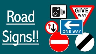 Road signs!! | EVERY sign you need to know to pass your... | Doovi