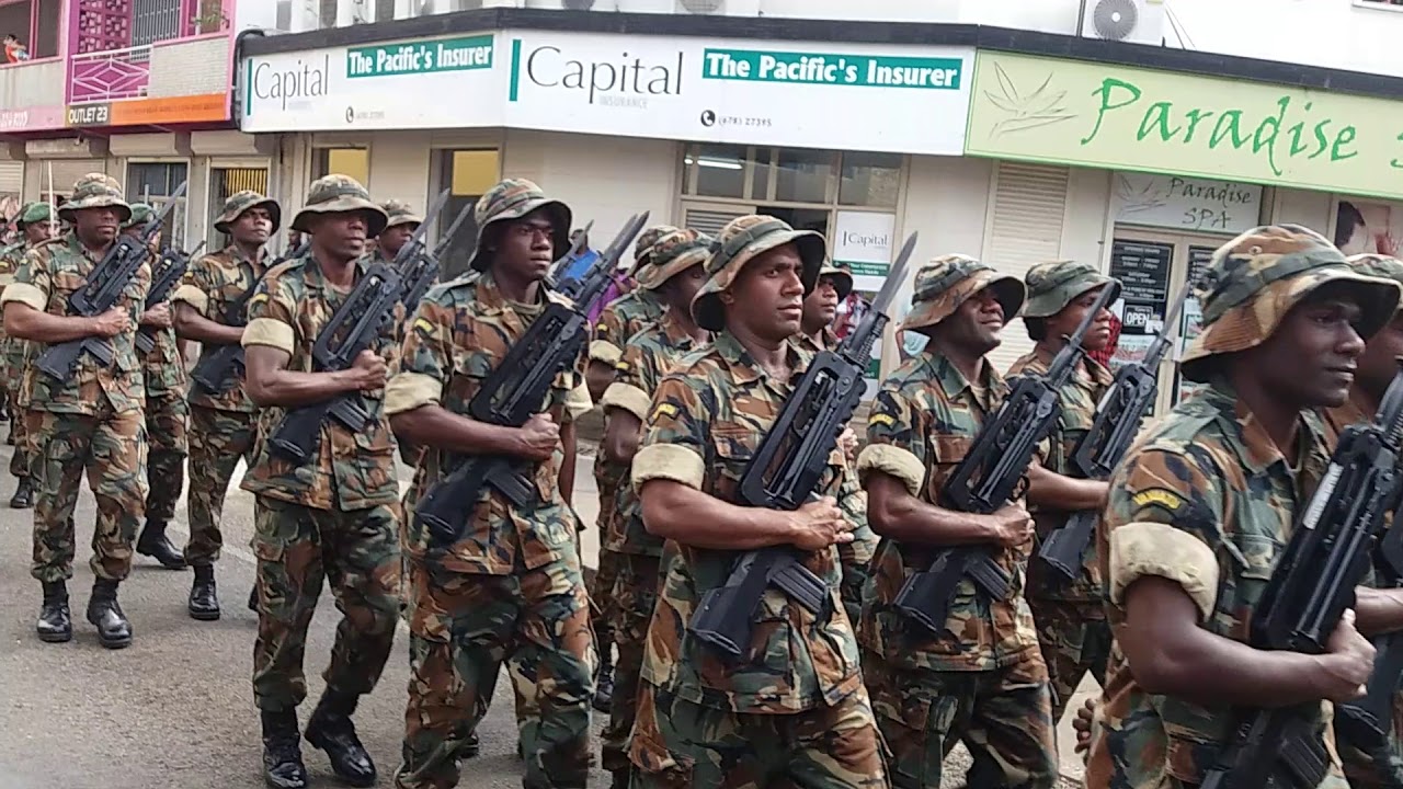 Vanuatu Mobile Force Recruits - YouTube