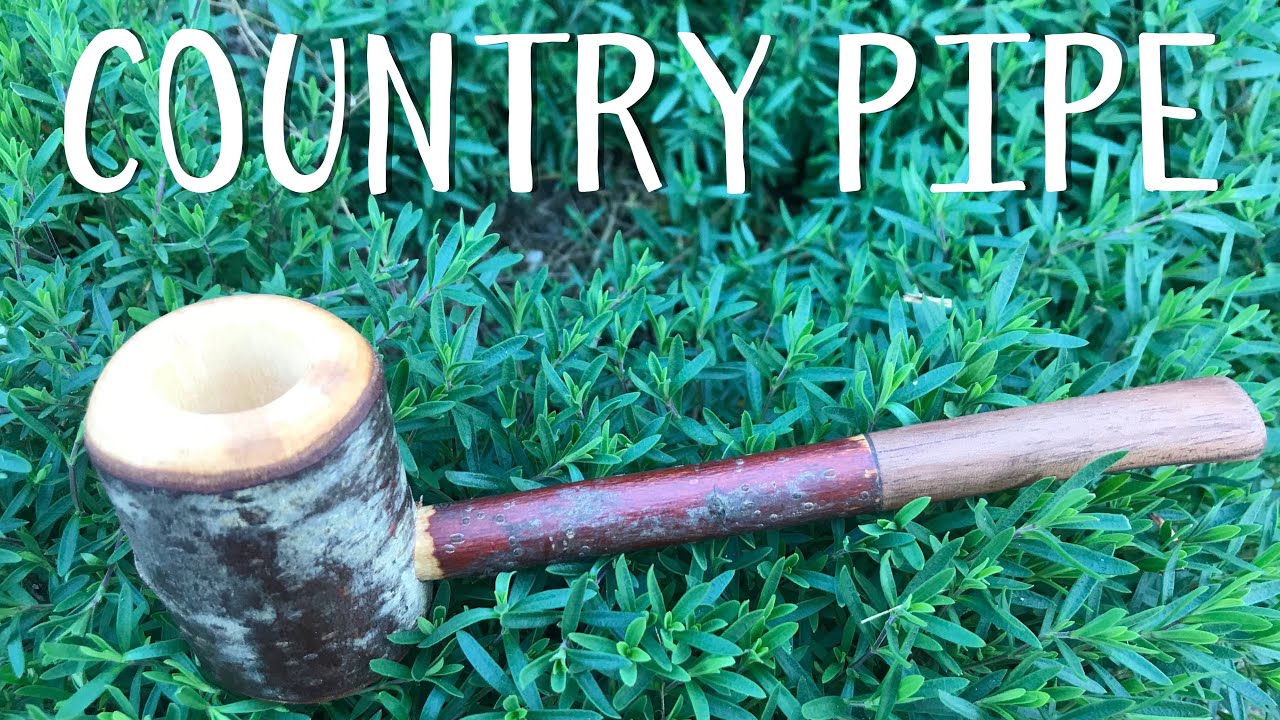 A "Hobbit Farmer" Pipe with Hand Tools - YouTube