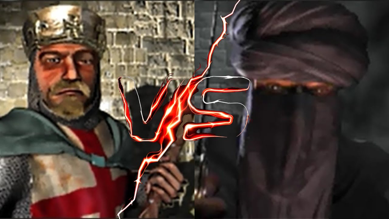 Richard The Lionheart VS The Caliph | Stronghold Crusader AI Battle ...