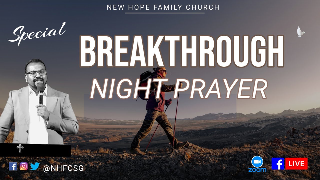 BREAKTHROUGH Night Prayer | விடுதலை இரவு ஜெபம் - YouTube